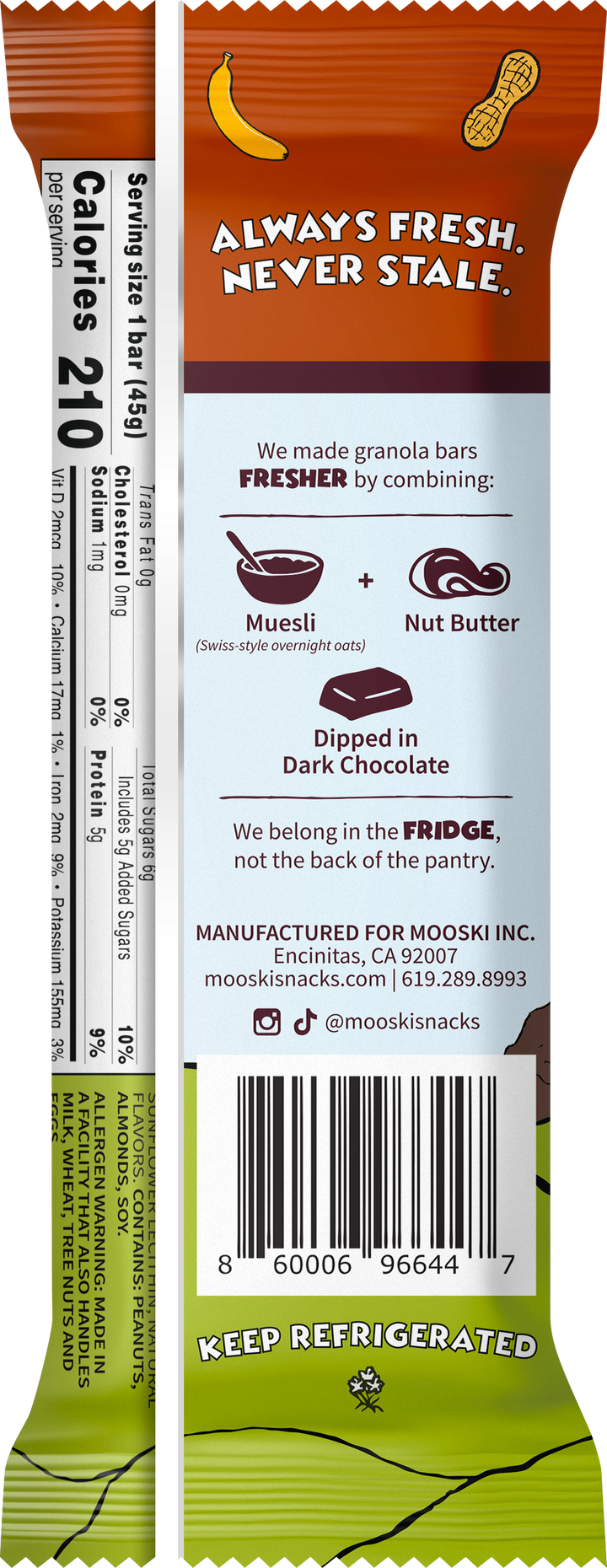 Peanut Butter Banana – Mooski Snacks